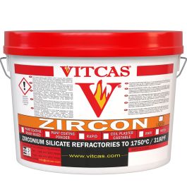 Enduit moulable réfractaire au zircon 1750°C - Béton haute température ...